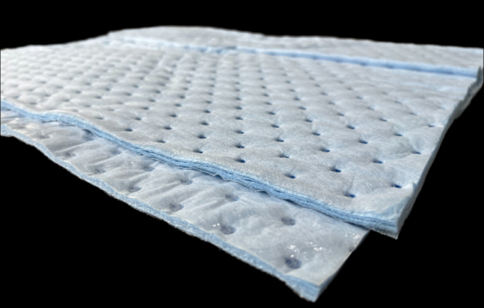 Detailed image of Anti-Slip Oil Absorbent Pad illustrating its textured ...