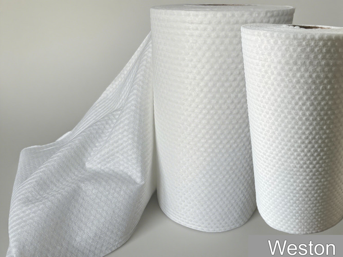 nonwoven medical wipe fabric roll for pediatric care by Weston