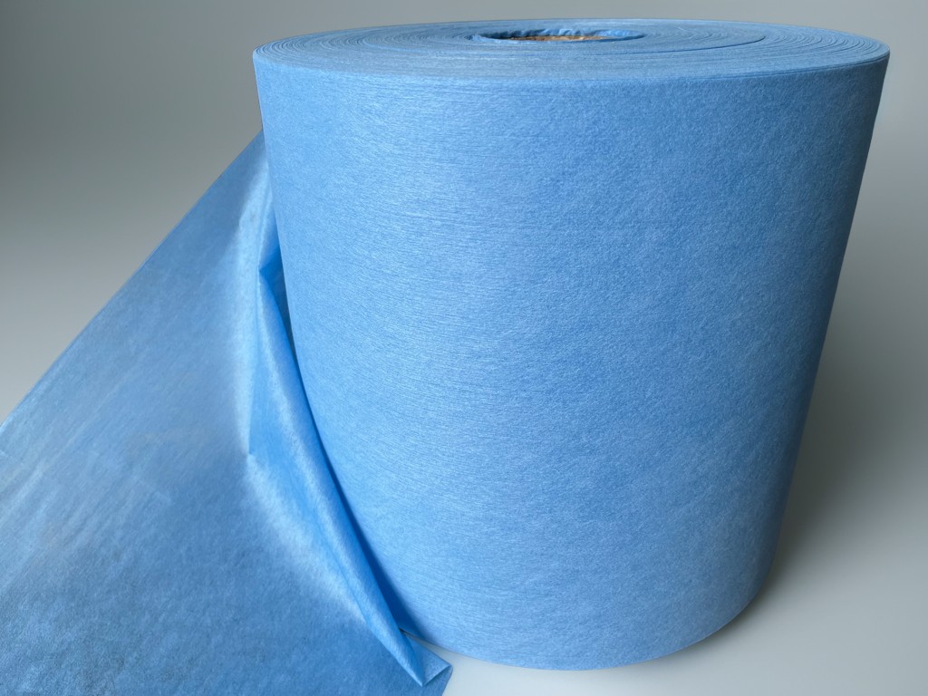 Blue color of weston's Industrial streak-free cleaning cloths