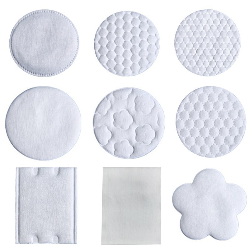 differient shapes of makeup pads by weston manufactruring